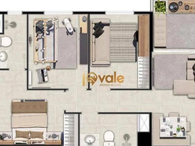 Apartamento em Jardim Oriente, São José dos Campos/SP de 64m² 3 quartos à venda por R$ 520.000,00