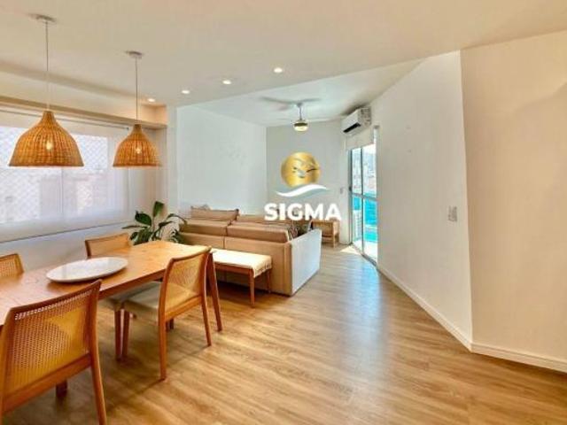 Apartamento em Jardim Las Palmas, Guarujá/SP de 78m² 3 quartos à venda por R$ 720.000,00