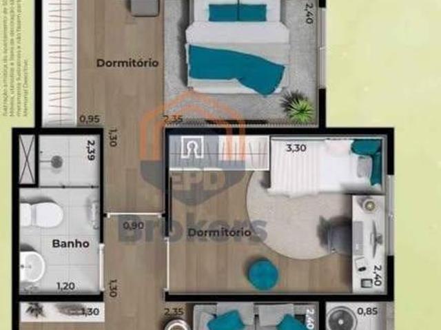 Apartamento em Jardim Maria Campo Limpo Paulista, SP