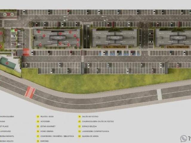 Apartamento em Jardim Nova Alvorada, Hortolândia/SP de 65m² 3 quartos à venda por R$ 415.900,00