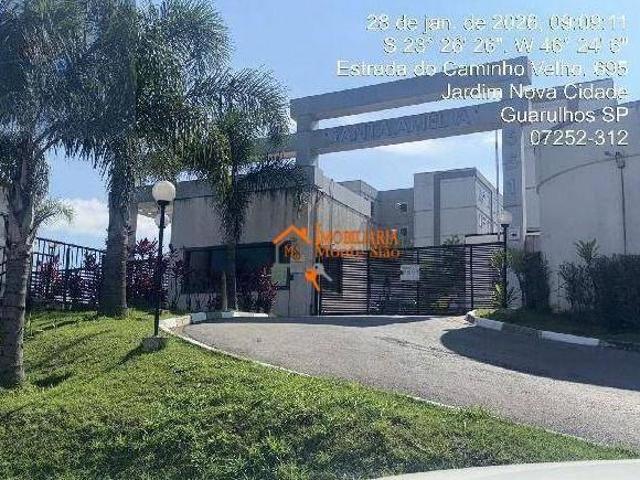 Apartamento em Jardim Nova Cidade, Guarulhos/SP de 38m² 2 quartos à venda por R$ 153.076,13