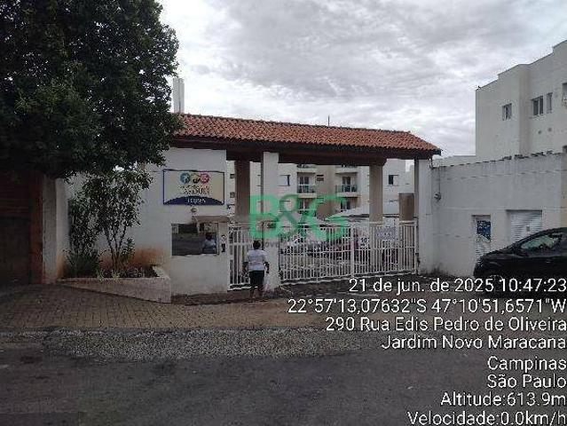 Apartamento em Jardim Novo Maracanã, Campinas/SP de 47m² 2 quartos à venda por R$ 128.344,49