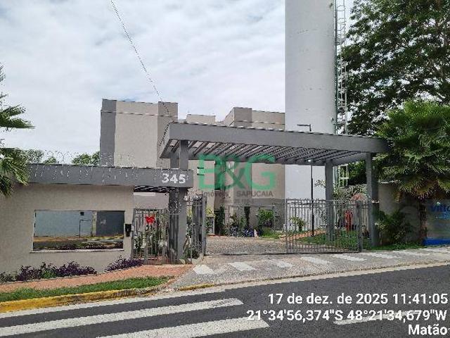 Apartamento em Jardim Novo Mundo, Matão/SP de 43m² 2 quartos à venda por R$ 101.826,27