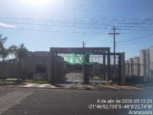 Apartamento em Jardim Santa Clara Vila Xavier, Araraquara/SP de 44m² 2 quartos à venda por R$ 89.746,77