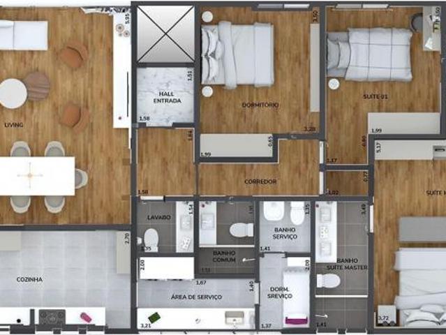 Apartamento em Jardim Paulista, São Paulo/SP de 145m² 3 quartos à venda por R$ 1.886.800,00