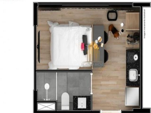 Apartamento em Jardim Paulista, São Paulo/SP de 17m² 1 quartos à venda por R$ 640.000,00