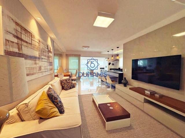 Apartamento em Jardim Tejereba, Guarujá/SP de 121m² 1 quartos para locação R$ 9.075,00/mes