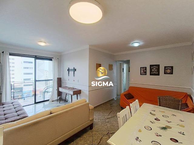 Apartamento em Jardim Três Marias, Guarujá/SP de 90m² 3 quartos para locação R$ 3.000,00/mes