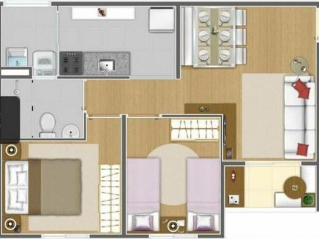 Apartamento em José Manoel de Oliveira Capela de São Pedro Vargem Grande Paulista/SP