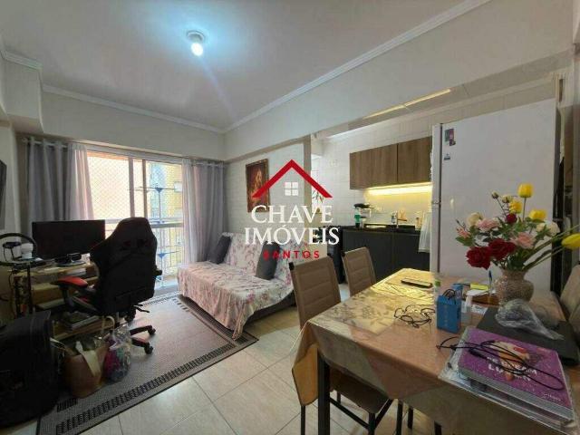 Apartamento em José Menino, Santos/SP de 43m² 1 quartos à venda por R$ 334.000,00
