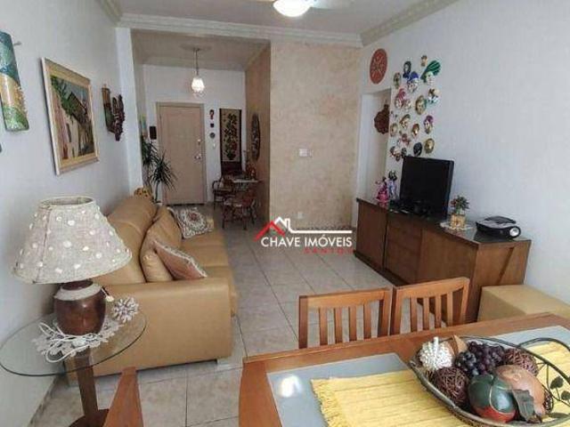 Apartamento em José Menino, Santos/SP de 108m² 3 quartos à venda por R$ 499.000,00