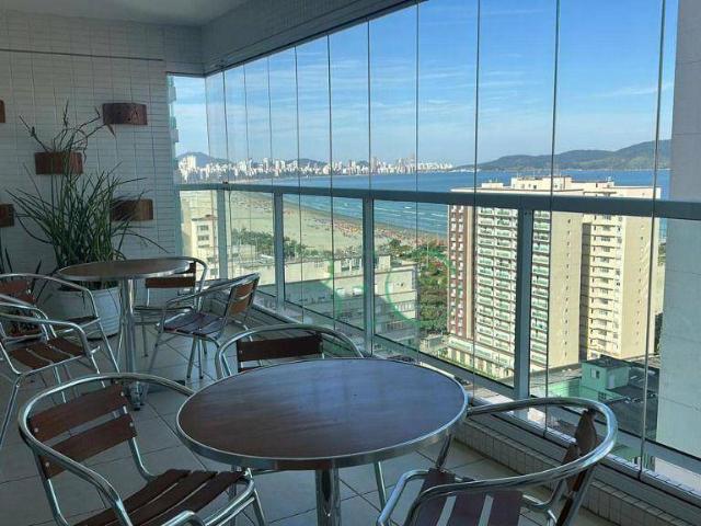 Apartamento em José Menino, Santos/SP de 134m² 3 quartos para locação R$ 8.500,00/mes