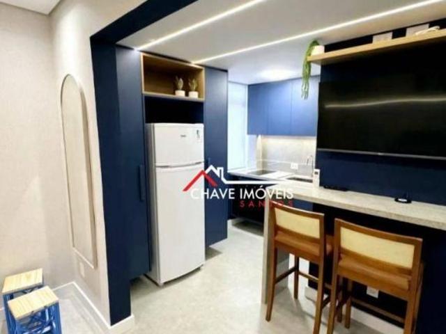 Apartamento em José Menino, Santos/SP de 28m² 1 quartos à venda por R$ 535.000,00