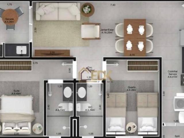 Apartamento em lançamento com 2 dormitórios à venda, 61 m² por R$ 516.853 Centro Ubatuba/SP