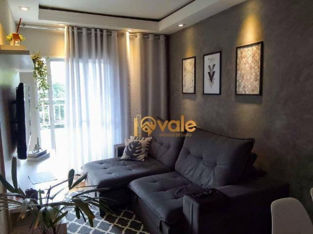 Apartamento em Loteamento Villa Branca, Jacareí/SP de 67m² 2 quartos à venda por R$ 409.900,00