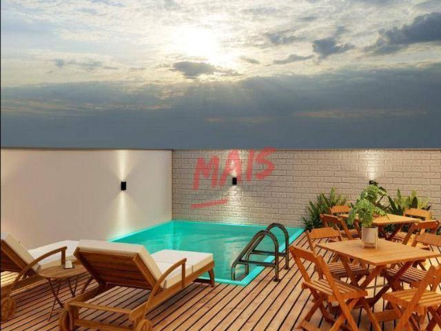 Apartamento em Macuco, Santos/SP de 50m² 2 quartos à venda por R$ 411.849,00