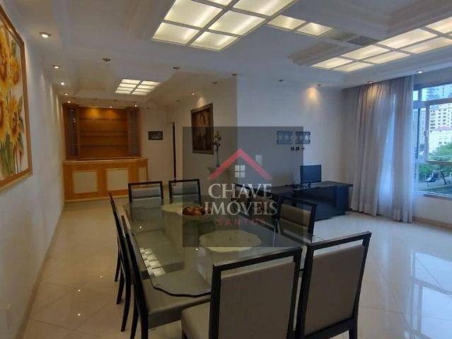 Apartamento em Marapé, Santos/SP de 139m² 3 quartos à venda por R$ 899.000,00