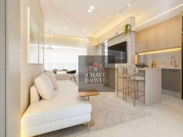 Apartamento em Marapé, Santos/SP de 50m² 1 quartos à venda por R$ 638.900,00