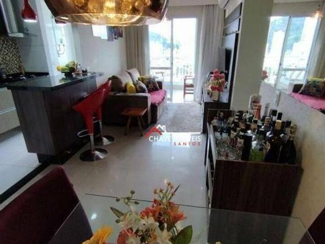 Apartamento em Marapé, Santos/SP de 62m² 2 quartos à venda por R$ 650.000,00