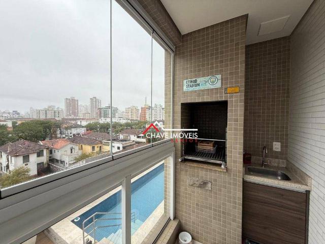Apartamento em Marapé, Santos/SP de 85m² 2 quartos à venda por R$ 874.000,00