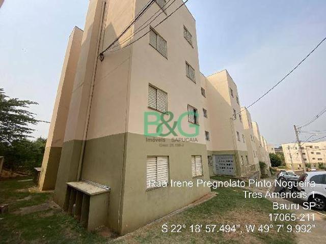 Apartamento em Núcleo Habitacional Vereador Edson Francisco da Silva, Bauru/SP de 42m² 2 quartos à venda por R$ 74.213,48