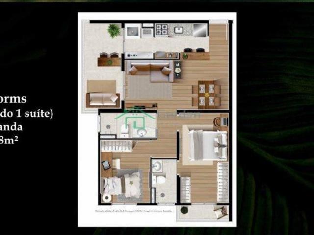 Apartamento em Palmeiras de São José, São José dos Campos/SP de 0m² 2 quartos à venda por R$ 520.000