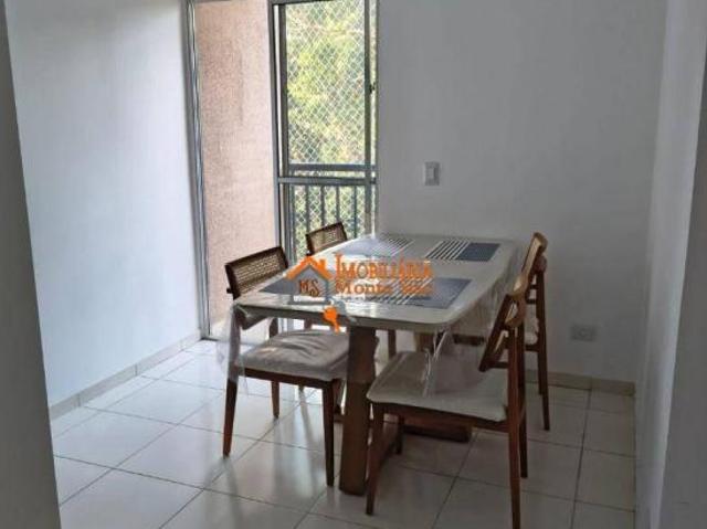 Apartamento em Parque Continental II, Guarulhos/SP de 60m² 2 quartos à venda por R$ 320.000,00