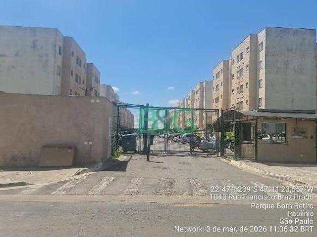 Apartamento em Parque Bom Retiro, Paulínia/SP de 49m² 2 quartos à venda por R$ 118.054,04