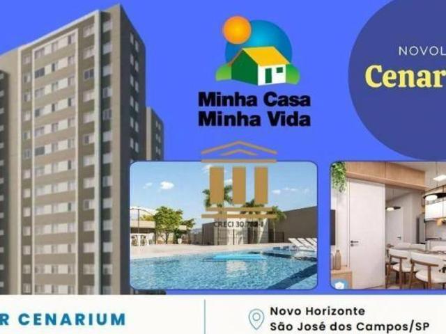 Apartamento em Parque Novo Horizonte, São José dos Campos/SP de 36m² 2 quartos à venda por R$ 264.00