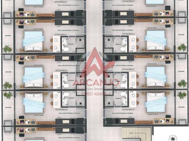 Apartamento em Perequê Açu, Ubatuba/SP de 30m² 1 quartos à venda por R$ 261.203,00