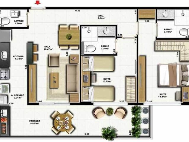 Apartamento em Piratininga, Niterói/RJ de 84m² 2 quartos à venda por R$ 859.900,00