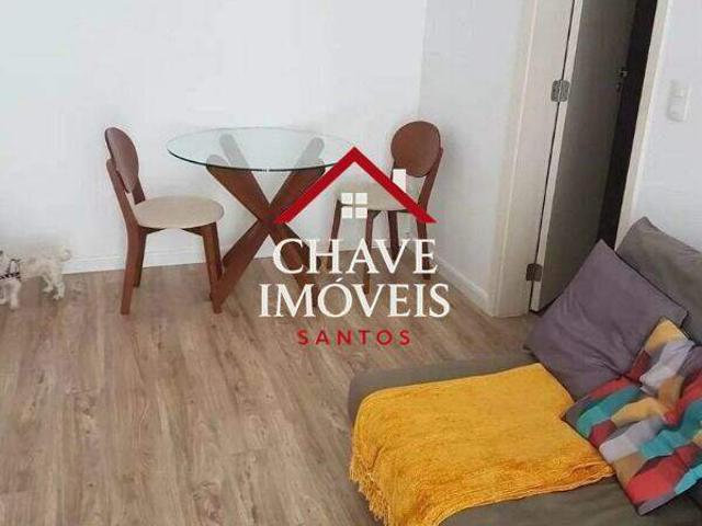 Apartamento em Ponta da Praia, Santos/SP de 48m² 1 quartos para locação R$ 5.500,00/mes