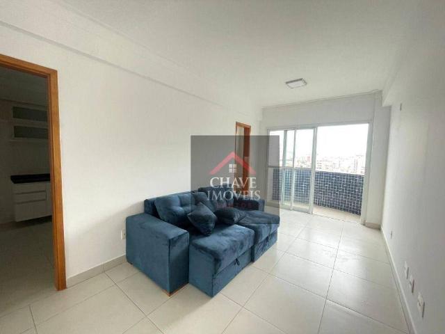 Apartamento em Ponta da Praia, Santos/SP de 57m² 1 quartos para locação R$ 3.800,00/mes