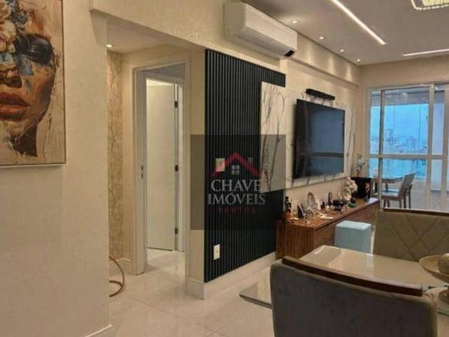 Apartamento em Ponta da Praia, Santos/SP de 84m² 2 quartos à venda por R$ 1.350.000,00