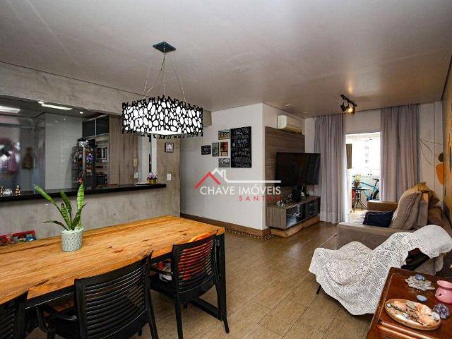 Apartamento em Ponta da Praia, Santos/SP de 84m² 2 quartos à venda por R$ 786.000,00