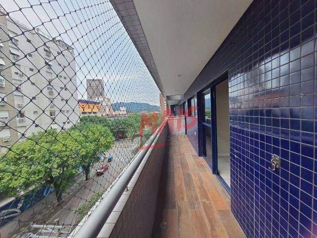 Apartamento em Ponta da Praia, Santos/SP de 135m² 3 quartos à venda por R$ 1.324.000,00