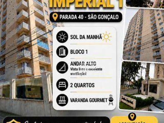 Apartamento em Porto Novo, São Gonçalo/RJ de 60m² 2 quartos à venda por R$ 339.900,00