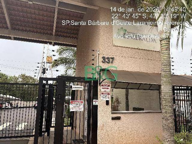Apartamento em Planalto do Sol II, Santa Bárbara DOeste/SP de 48m² 2 quartos à venda por R$ 103.011,46