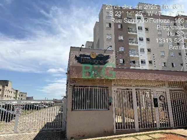 Apartamento em Progresso, Itu/SP de 51m² 2 quartos à venda por R$ 100.741,08