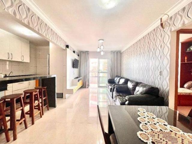 Apartamento de 2 quartos com vista mar em Praia Grande