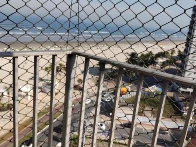 Ap. prédio frente mar na Vila Tupi Praia Grande, SP