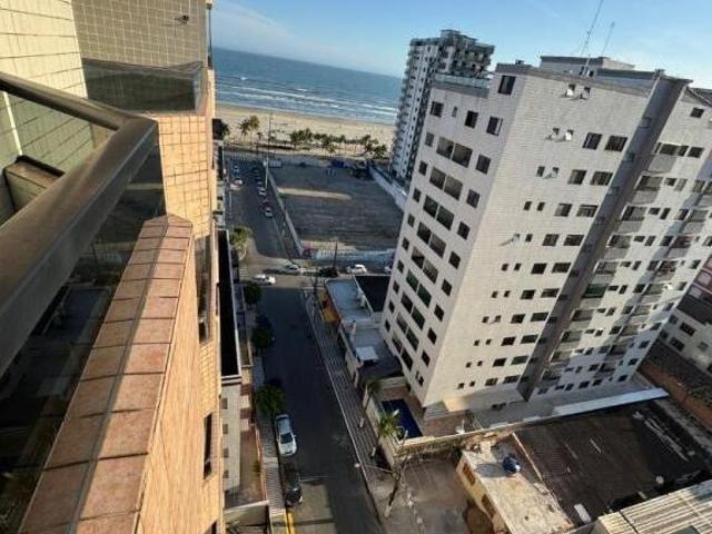 Apartamento 2 dorms na Tupi Varanda com vista mar! Financia!