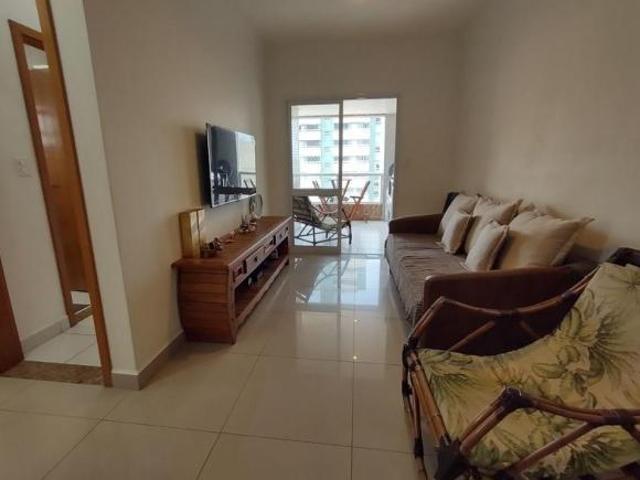 Apartamento em Praia Grande com 2 quartos Vista Livre e Sol da Manhã no Canto do Forte