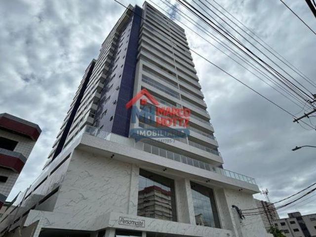 Apartamento em Praia Grande, Aviação com 2 quartos e 2 vagas de garagem 81m