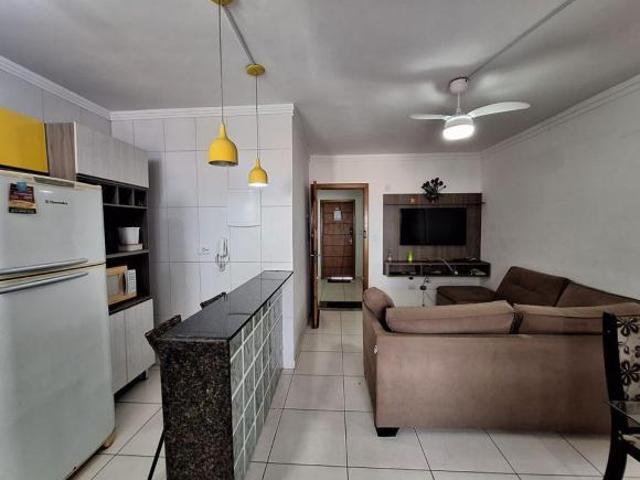Apartamento em Praia Grande Maracana, 2 quartos sendo 1 suite, 62