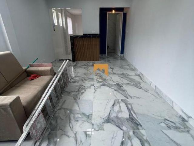 Apartamento em Praia Grande, no Canto do Forte de 1 quarto com 54m²