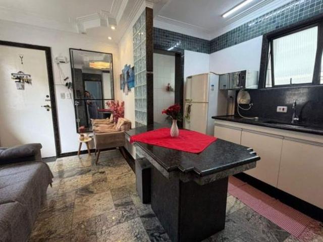Apartamento em prédio FRENTE MAR à venda, 37 m² por R$ 250.000 Jardim Imperador Praia Grande/SP