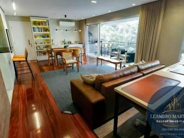 Apartamento à venda, 3 dormitórios e 129 m², Real Parque São Paulo