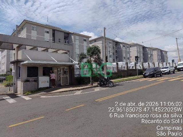 Apartamento em Recanto do Sol I, Campinas/SP de 47m² 2 quartos à venda por R$ 255.926,01