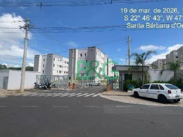 Apartamento em Recreio Alvorada, Santa Bárbara DOeste/SP de 42m² 2 quartos à venda por R$ 142.574,40